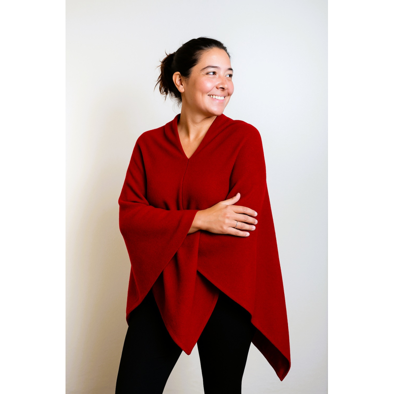 Poncho aus Wolle, verschiedene Farben, 89,00